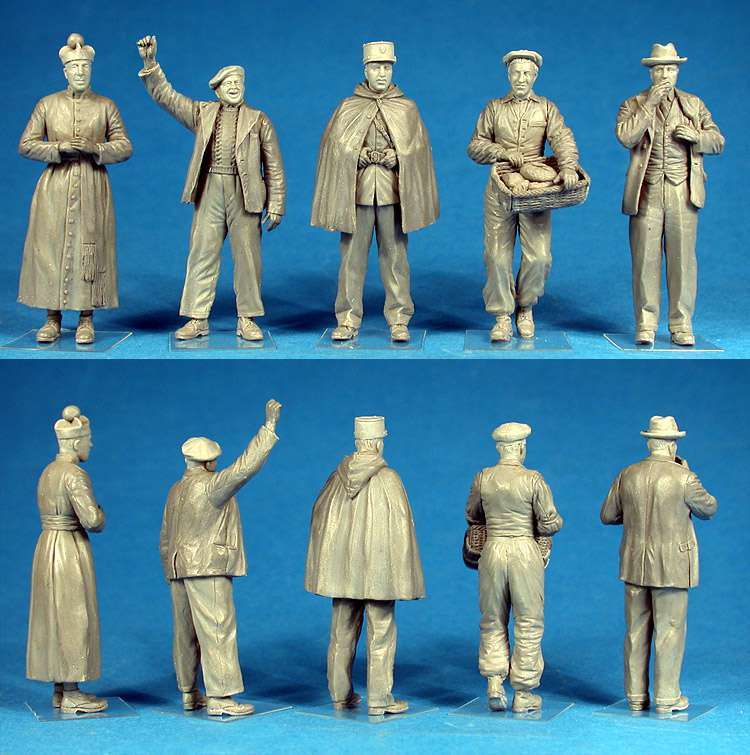 1/35 French Civilians 30´s-40´s » Mister Model
