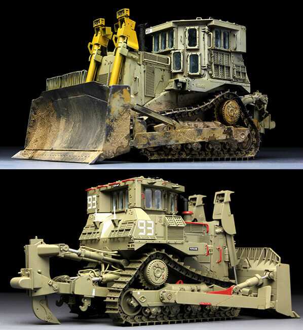 1/35 IDF D9R ARMORED BULLDOZER » Mister Model