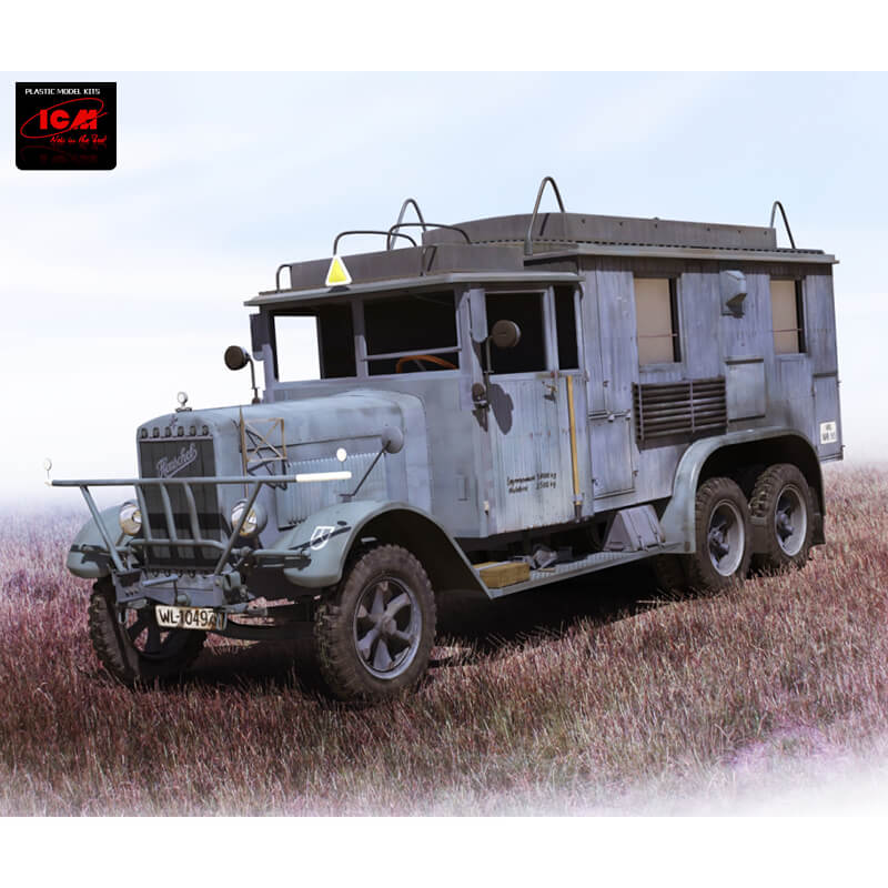 Henschel 33 D1 Kfz.72 WWII German Radio Communication Truck » Mister Model